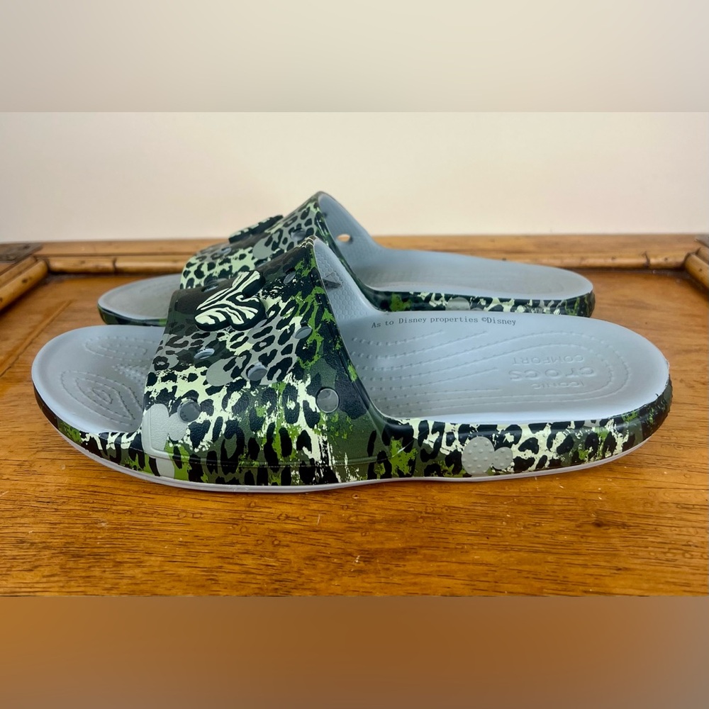Crocs Disney Adult Mickey Mouse Animal Print Slides S… - Gem